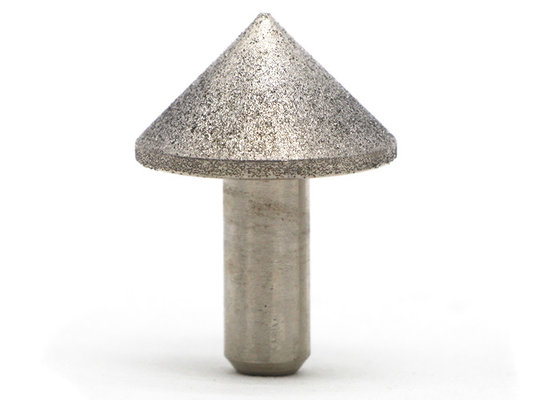 60 90 Degree Arrow Electroplated Bond Diamond CBN Mounted Points For Edge Shaping