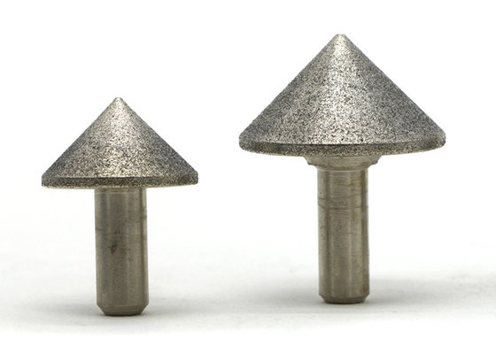 60 90 Degree Arrow Electroplated Bond Diamond CBN Mounted Points For Edge Shaping