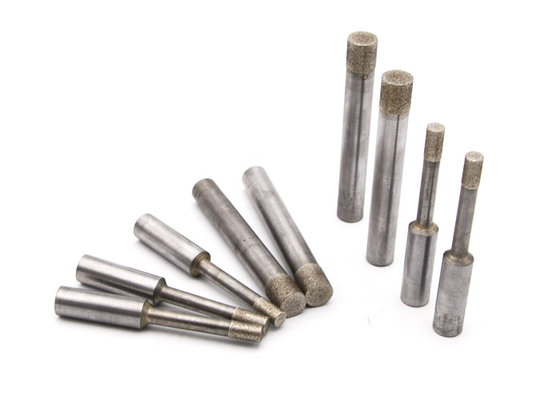 Diamond CBN Abrasive Mounted Points Cylinder Electroplated For Internal Grinding