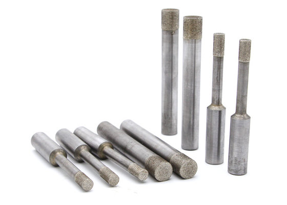 Diamond CBN Abrasive Mounted Points Cylinder Electroplated For Internal Grinding