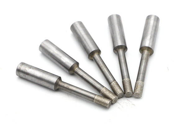 Diamond CBN Abrasive Mounted Points Cylinder Electroplated For Internal Grinding