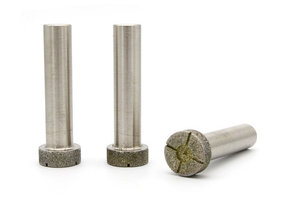 T Shape Electroplated Abrasive Mounted Points With Slots For Hole Rough Grinding