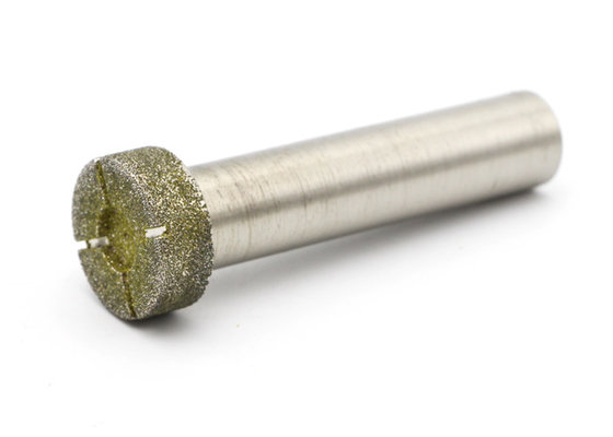 T Shape Electroplated Abrasive Mounted Points With Slots For Hole Rough Grinding