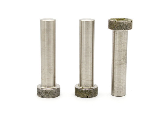 T Shape Electroplated Abrasive Mounted Points With Slots For Hole Rough Grinding