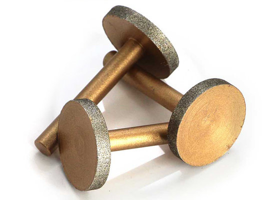 Golden T Shape Abrasive Mounted Points , Electroplated Diamond Mounted Point