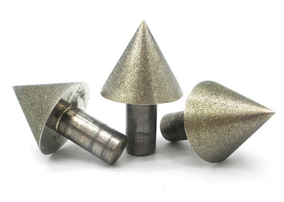 60 Degree Arrow Head Abrasive Mounted Points Electroplated Type For Hole Shamfering