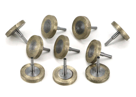 T Shape Metal Bond Diamond Mounted Wheel For Glass Sapphire Stone Grinding