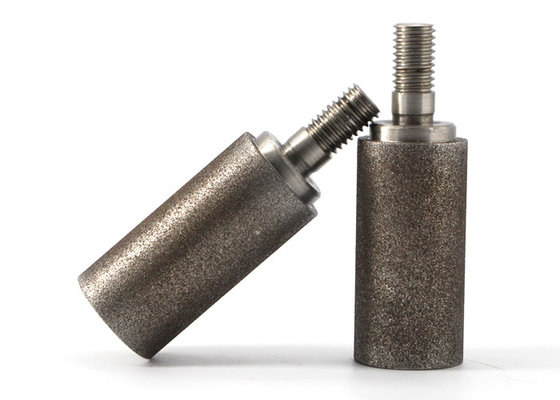 Thread Shank Electroplated CBN Mounted Point For Steel Components Internal Grinding