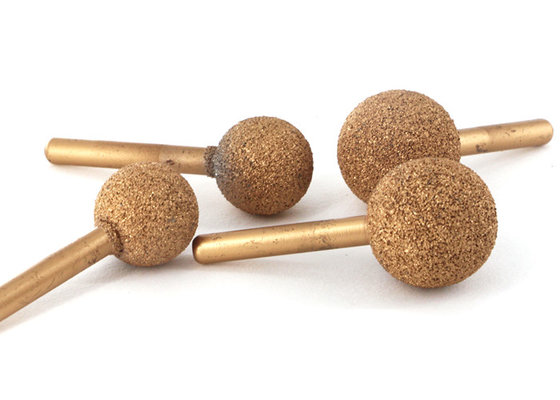 Brazed Ball Shape Spherical Diamond Mounted Point For Stone Shaping