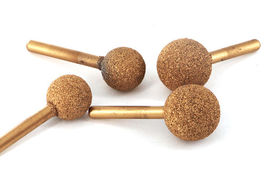 Brazed Ball Shape Spherical Diamond Mounted Point For Stone Shaping
