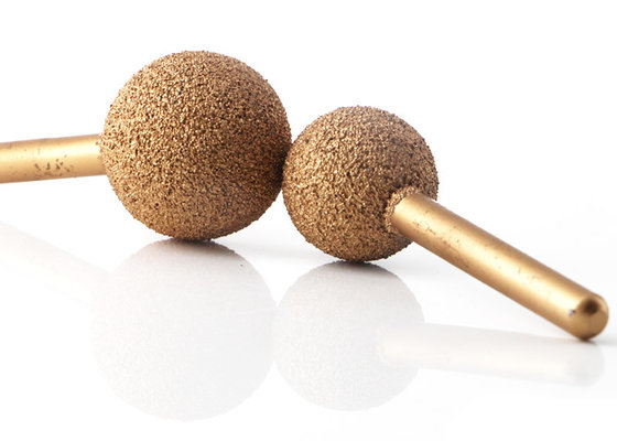 Brazed Ball Shape Spherical Diamond Mounted Point For Stone Shaping