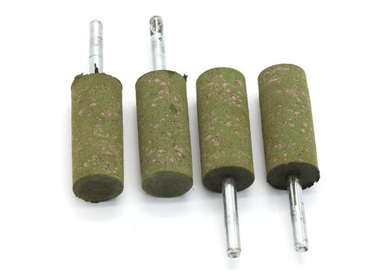Cylindrical Rubber Abrasive Mounted Points For Steel Parts Internal Polishing