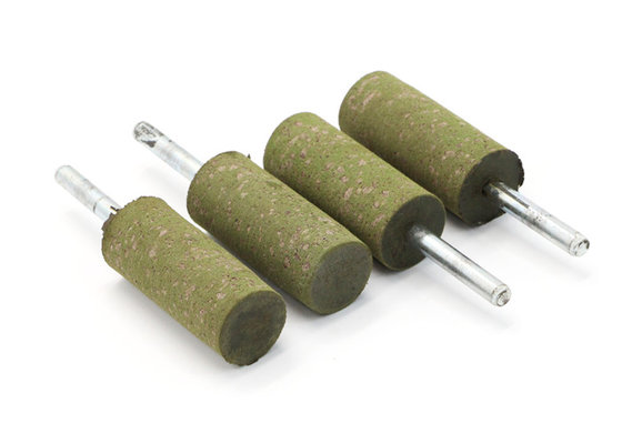 Cylindrical Rubber Abrasive Mounted Points For Steel Parts Internal Polishing