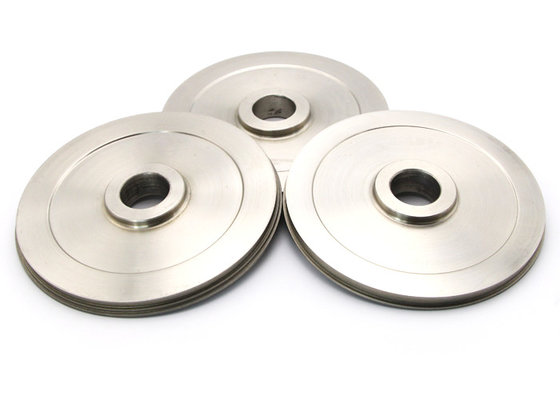 Electroplated Diamond Grinding Disk , Optical Glass Edge Shaping Bonded Abrasives