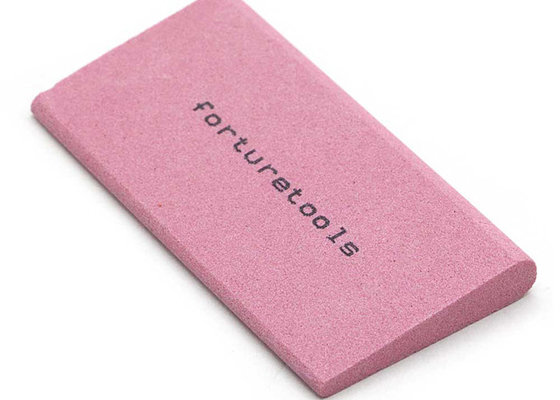 Pink Aluminum Oxide Blade Shape Abrasive Sharpening Stones For Knife Sharpening
