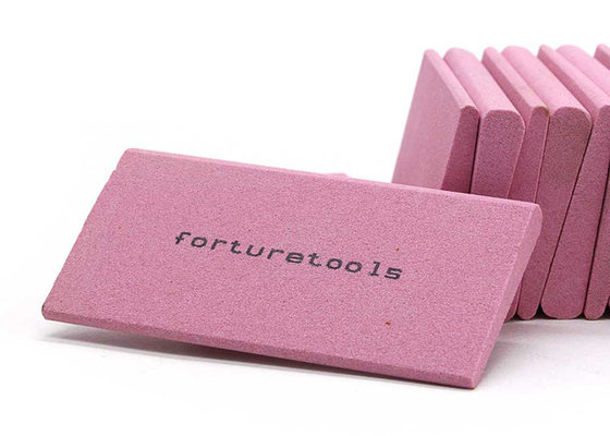 Pink Aluminum Oxide Blade Shape Abrasive Sharpening Stones For Knife Sharpening