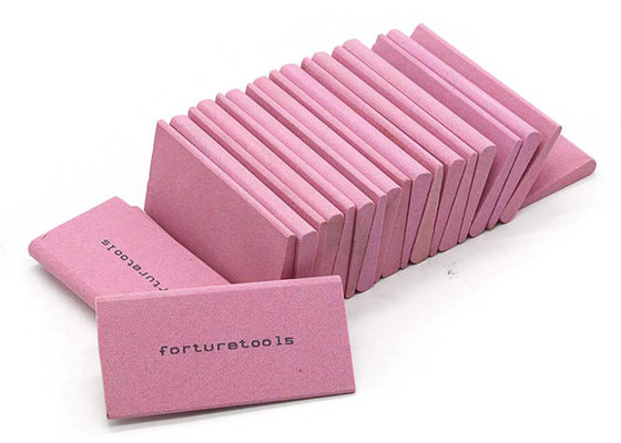 Pink Aluminum Oxide Blade Shape Abrasive Sharpening Stones For Knife Sharpening
