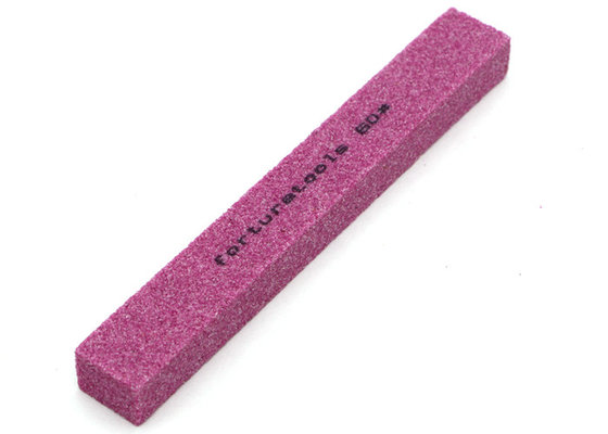 Pink Aluminum Oxide Abrasive Sharpening Stones , Square / Rectangle Honing Stick