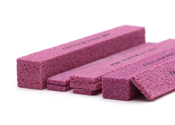 Pink Aluminum Oxide Abrasive Sharpening Stones , Square / Rectangle Honing Stick