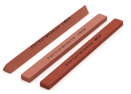 Aluminum Oxide Abrasive Sharpening Stones Triangle / Rectangle Shape Available