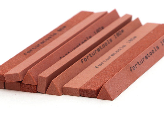 Aluminum Oxide Abrasive Sharpening Stones Triangle / Rectangle Shape Available
