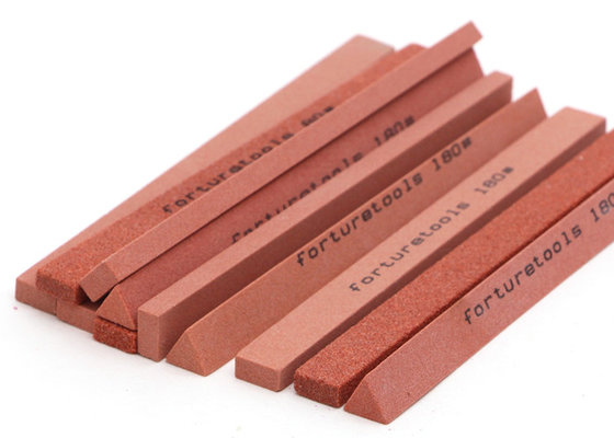 Aluminum Oxide Abrasive Sharpening Stones Triangle / Rectangle Shape Available