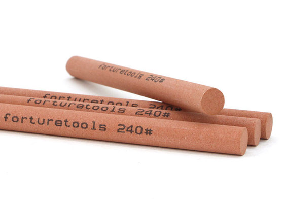Cylinder Aluminum Oxide Abrasive Sharpening Stone With Ferric Oxide