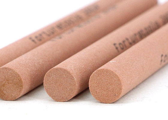 Cylinder Aluminum Oxide Abrasive Sharpening Stone With Ferric Oxide