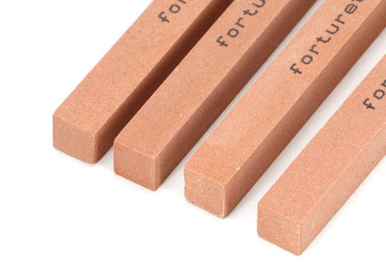 Square White Aluminum Oxide Abrasive Sharpening Stone Stick With Ferric Oxide
