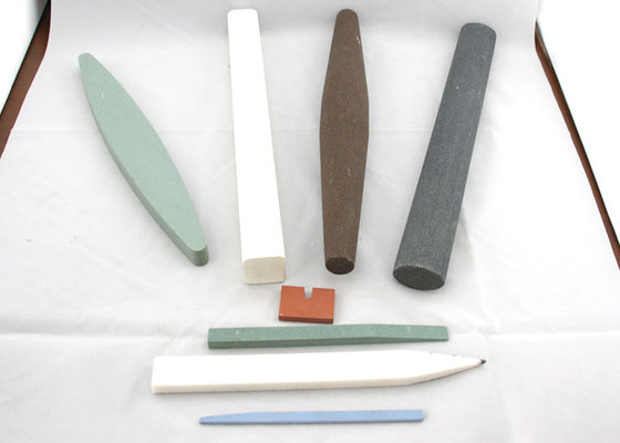 Customized Abrasive Sharpening Stones Of Irregular Shape Aluminum Oxide And Silicon Carbide