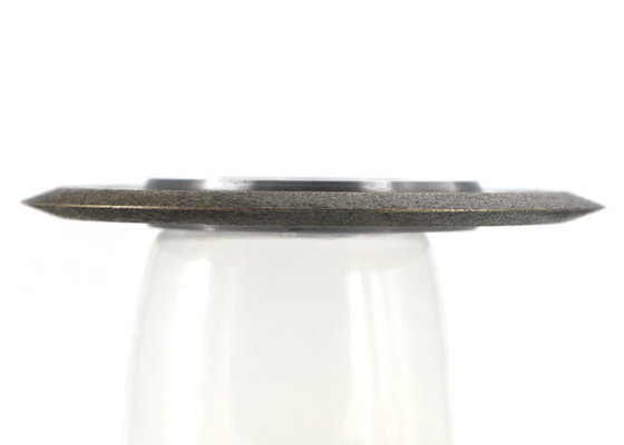 V Edge Metal Bond Grinding Wheels , Slots Cutting & Shaping Diamond Grinding Disc