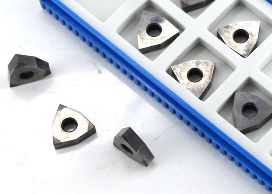 Multi Point Solid PCD PCBN Turning Inserts CNC Cutting Tools For Metal Alloy