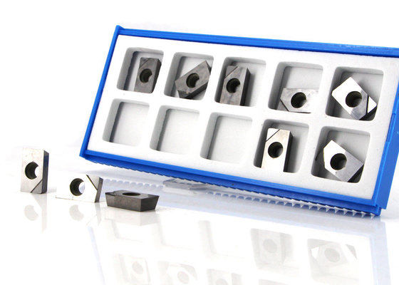 Tungsten Carbide PCD Cutting Tools , 40 - 60HRC Diamond Milling Inserts