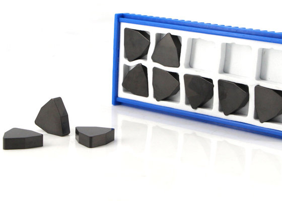 Solid PCD PCBN Insert Tool Lathe Cutter Blanks For Metal Alloy Cutting