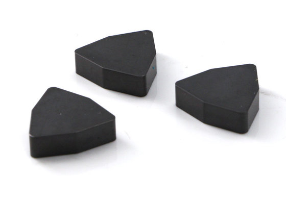 Solid PCD PCBN Insert Tool Lathe Cutter Blanks For Metal Alloy Cutting