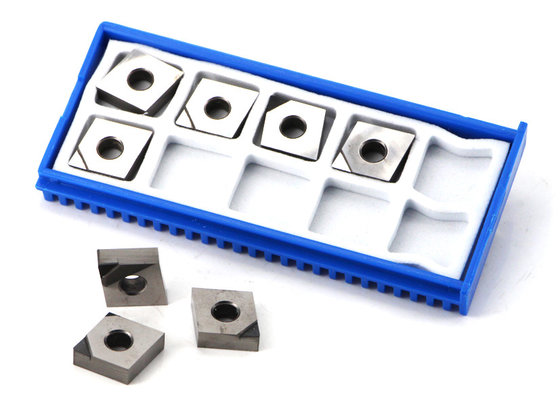 CNC PCD Cutting Tools / Diamond Carbide Inserts Metal Alloy Cutting Usage