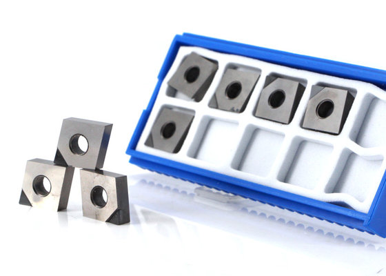 CNC PCD Cutting Tools / Diamond Carbide Inserts Metal Alloy Cutting Usage