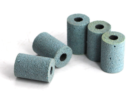 Small Diameter Glass Polishing Wheels , Green Color Low E Coating Deletion Wheel
