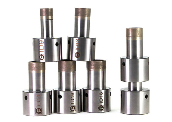 Steel Body Diamond Milling Tools External / Male Thread Shank Type For Optical Glass