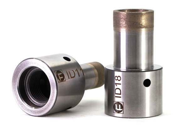 Steel Body Diamond Milling Tools External / Male Thread Shank Type For Optical Glass