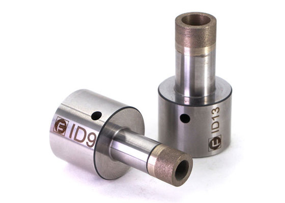 Steel Body Diamond Milling Tools External / Male Thread Shank Type For Optical Glass