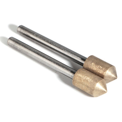 Metal Bond Diamond Grinding Points Bullets Shape Head For Glass Ceramic Agate