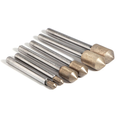 Metal Bond Diamond Grinding Points Bullets Shape Head For Glass Ceramic Agate