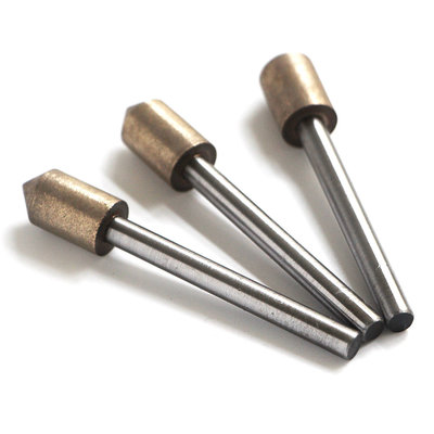 Metal Bond Diamond Grinding Points Bullets Shape Head For Glass Ceramic Agate
