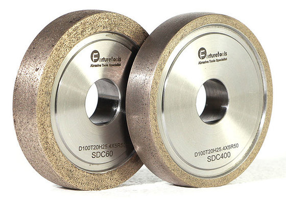 Refractory Diamond Metal Bond Grinding Wheels With Round Edge For Glass