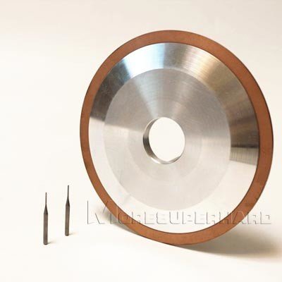 Diamond Grinding Wheel for Micro Drill.Model: 3A1 resin diamond grinding wheel.Application: small diameter tungsten