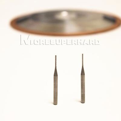 Diamond Grinding Wheel for Micro Drill.Model: 3A1 resin diamond grinding wheel.Application: small diameter tungsten
