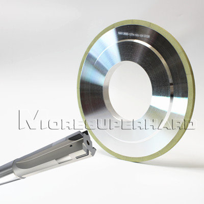 Cylindrical diamond grinding wheel.Cylindrical vitrified diamond grinding wheel is used for PCD reamers grinding.