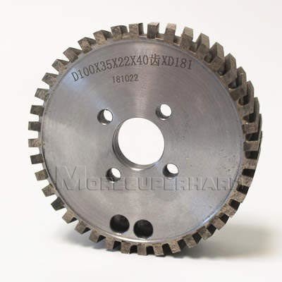 Segment CNC Diamond Wheel. Full segment CNC diamond grinding wheel is used for glass edge grinding.