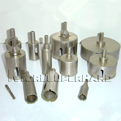 Electroplated Diamond Core Drill Bits Electroplated diamond core drill bits are also called diamond hole saws.